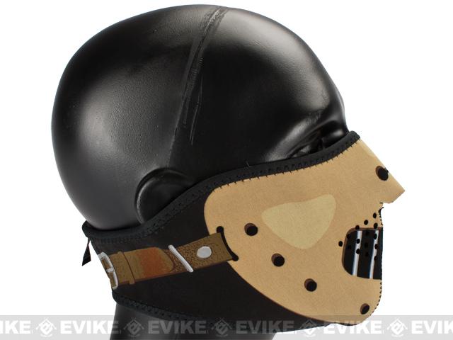 Zan Neoprene Half Face Mask - Hannibal, Tactical Gear/Apparel, Wraps ...
