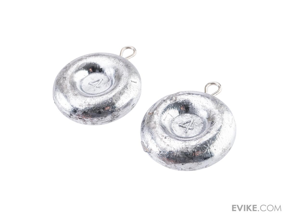 Battle Angler Disc Single Swivel Lead Weight Sinker (Weight: 4oz / 2 ...