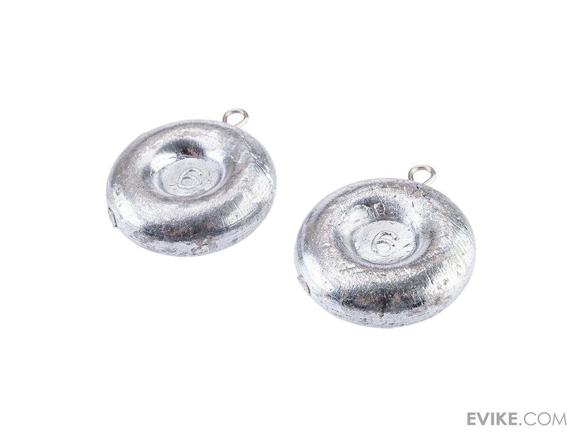 Battle Angler Disc Single Swivel Lead Weight Sinker (Weight: 6oz / 2 ...