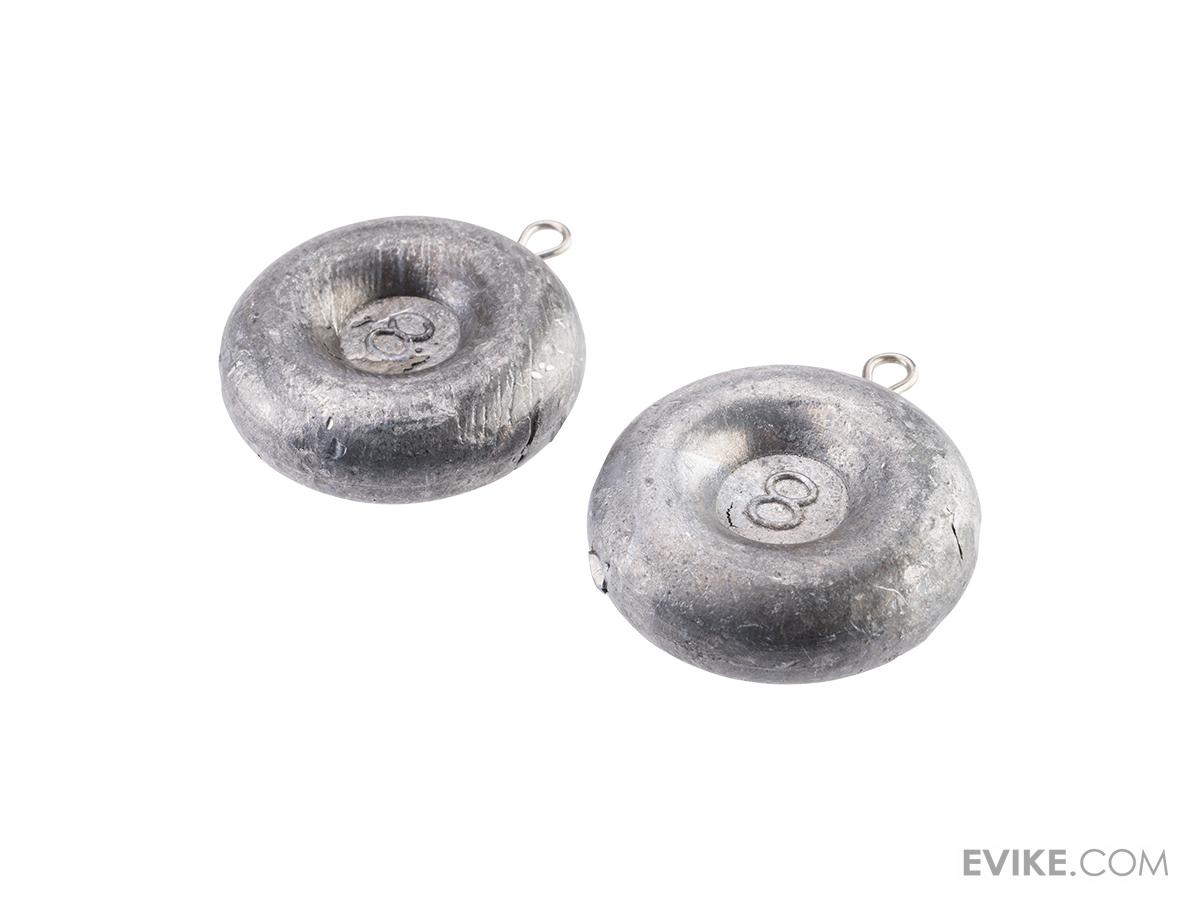 Battle Angler Disc Single Swivel Lead Weight Sinker (Weight: 2oz / 2 ...