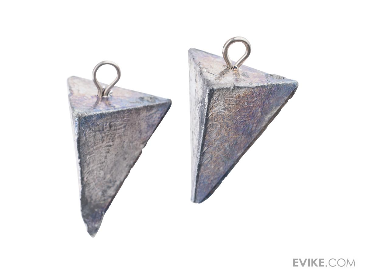 Battle Angler Four Sided Pyramid Single Swivel Lead Weight Sinker (Size ...