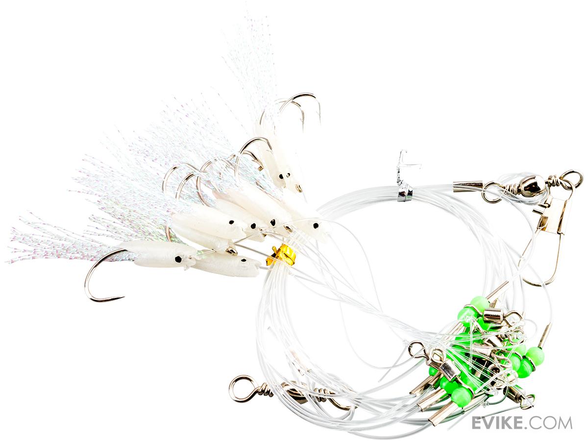 Battle Angler Sand Dab Jigging Rig (Size: 1/0 / 12x Hooks / 80lbs ...