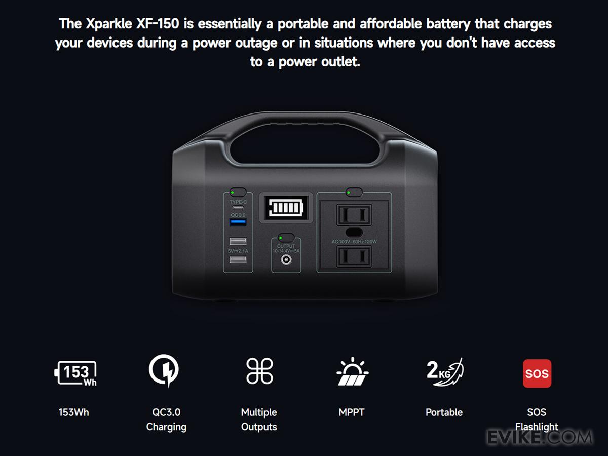 SkyRC Xparkle XF150 Portable Power Station, Tactical Gear/Apparel, Outdoor Equipment and ...