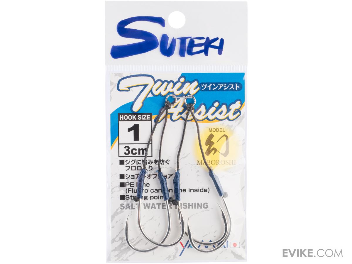 Yamai Suteki Twin Assist Maboroshi Hooks (Size: 1 / 3cm), MORE, Fishing ...