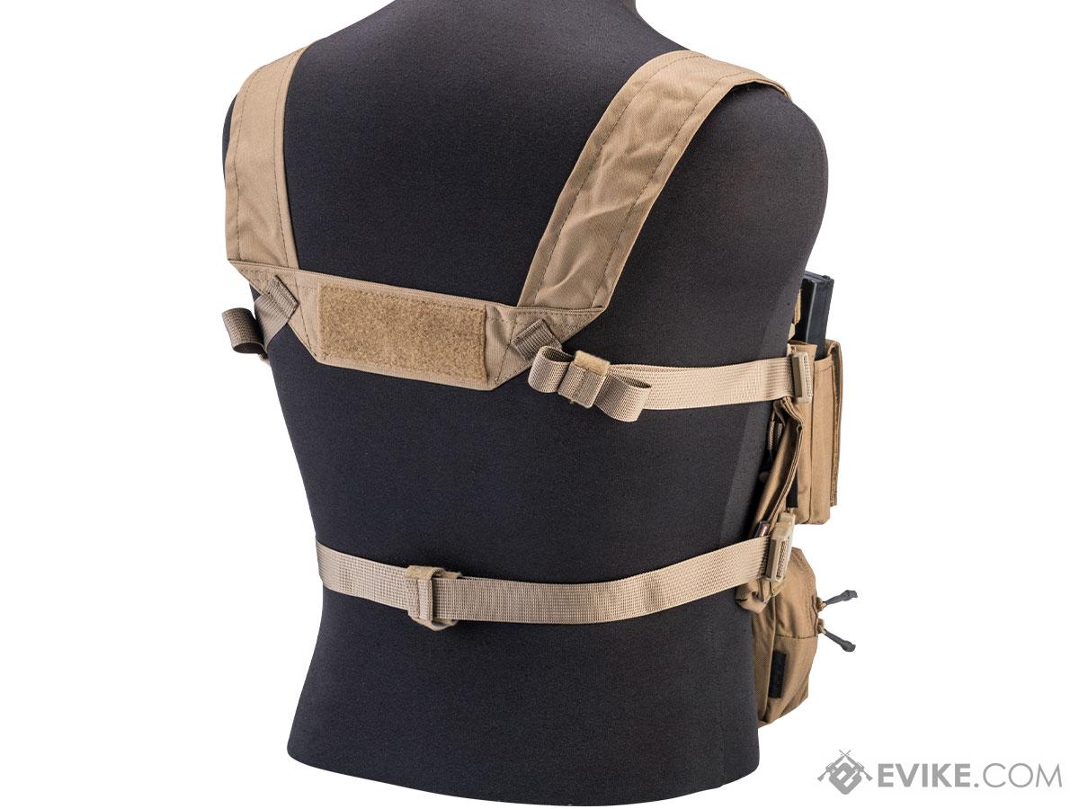 EmersonGear Mini Voyage Modular Chest Rig and Placard (Color: Coyote ...