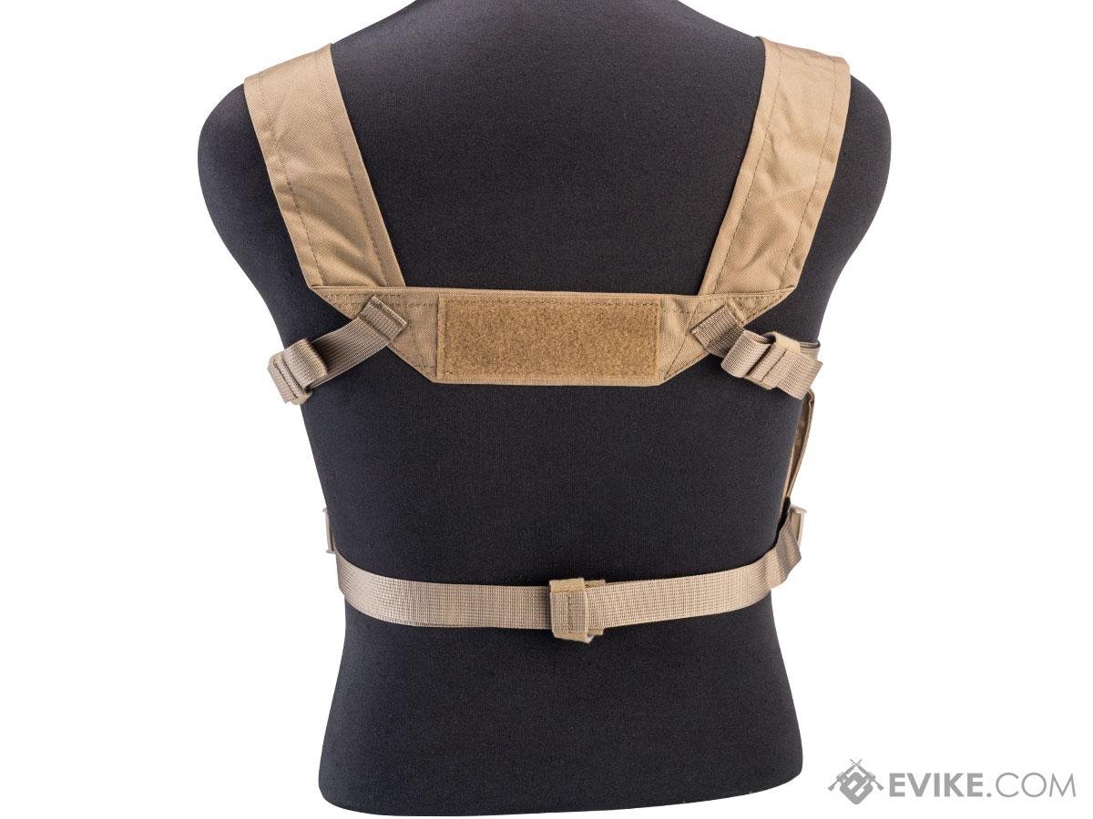 EmersonGear Mini Voyage Modular Chest Rig and Placard (Color: Coyote ...