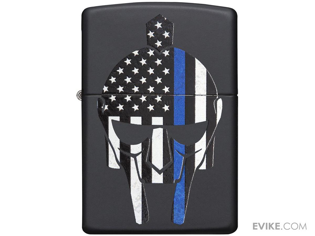 Zippo Classic Lighter Patriotic Series (Model: Gladiator Blue Line ...