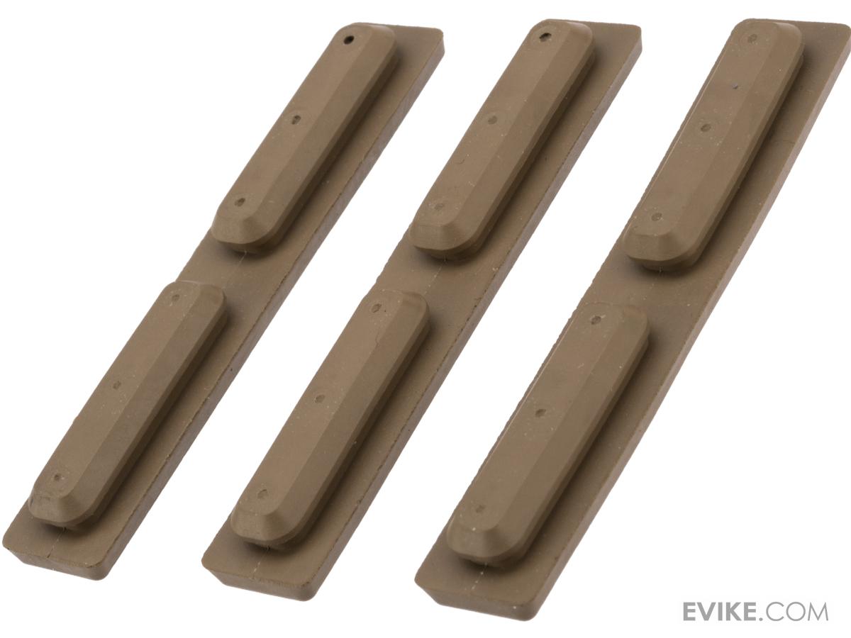 MANTA 3" M-LOK Soft Rail Cover (Color: FDE), Accessories & Parts ...