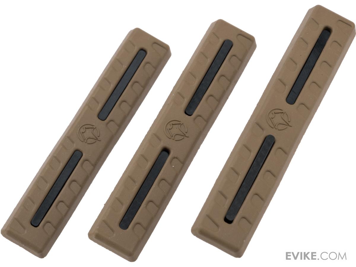 MANTA 3" M-LOK Soft Rail Cover (Color: FDE), Accessories & Parts ...