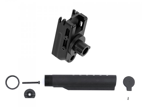 Laylax Stock Adapter w/ M4 Buffer Tube Adapter for Tokyo Marui SCAR-H ...