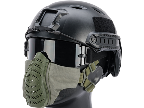 Matrix Low Profile Tactical Padded Lower Half Face Mask (Color: Ranger ...