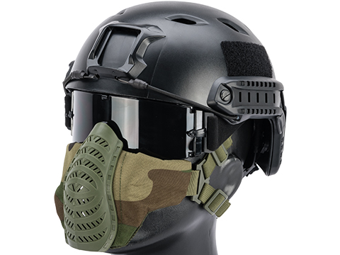 Matrix Low Profile Tactical Padded Lower Half Face Mask (Color ...