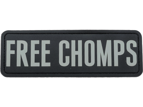 Mil-Spec Monkey "Free Chomps" PVC Morale Patch (Color: Glow In The Dark ...