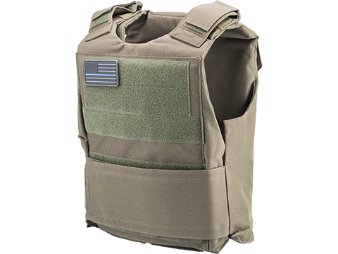 Matrix Heavy Duty Slick Body Armor Vest w/ Loop Patch Panel (Color ...