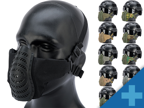Matrix Low Profile Tactical Padded Lower Half Face Mask (Color: Ranger ...