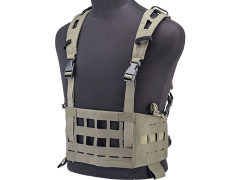 Matrix Lightframe Series Tactical Laser-Cut Chest Rig (Color: Ranger ...