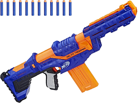 Nerf N-Strike Elite Delta Trooper Blaster, MORE, Foam Dart Blasters ...