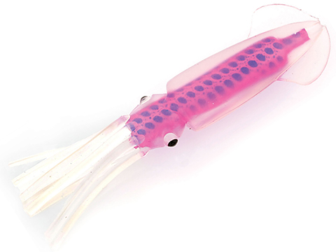 P-Line Rock Cod 3.5" Squid Fishing Rig (Color: Clear / Pink / Blue ...