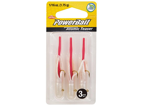 Berkley PowerBait Pre-Rigged Atomic Teasers (Color: Bleeding Pearl / 1/ ...
