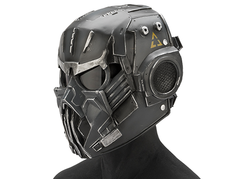 Evike.com R-Custom Fiberglass "Hellghast" Full Face Mask with Grey Lens ...