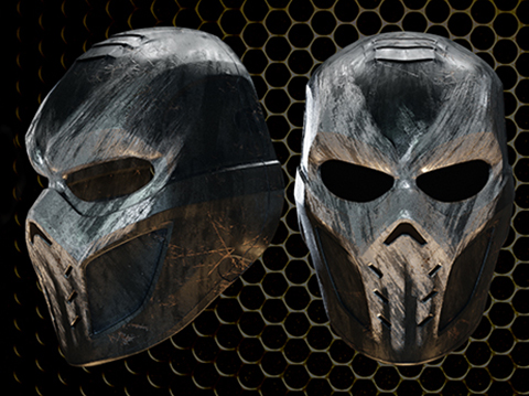 Evike.com R-Custom Fiberglass "Crossbone" Full Face Mask (Type: Mesh ...