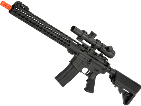 Golden Eagle M4 W/ MLOK Rail Full Size Polymer Airsoft GBB Rifle (Type ...