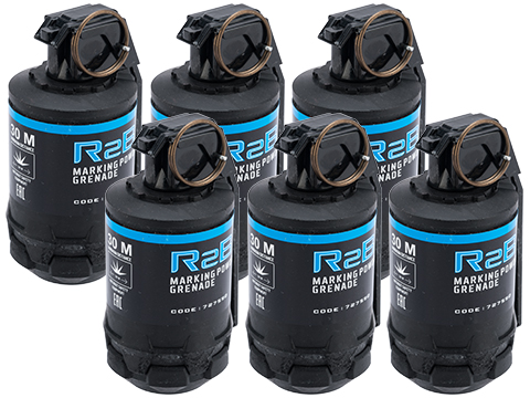 TAGinn TAG-67 Airsoft Pyrotechnic Hand Grenade (Quantity: Set of 6 ...