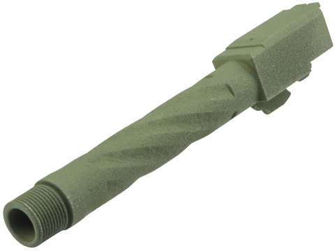 Tapp Airsoft 3D Printed Threaded Barrel w/ Custom Cerakote for Elite ...