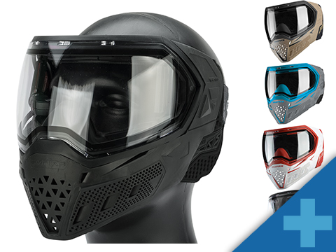 Tippmann Tactical Mesh Full Seal Airsoft Mask with Fog Resistant ...