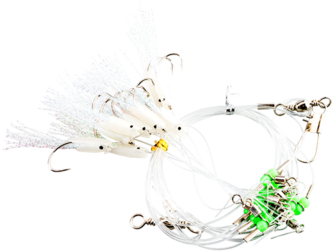 Battle Angler Sand Dab Jigging Rig (Size: 1/0 / 12x Hooks / 80lbs ...